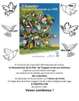 Journée internationale de la Paix | Trappesmag